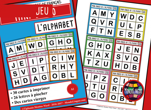 Mini-bingo de l’alphabet | Agito