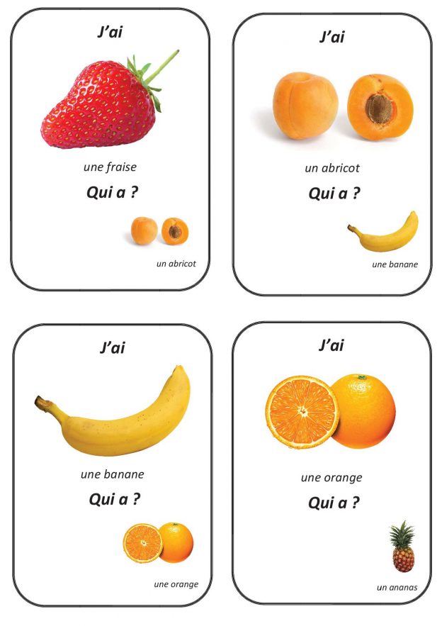 Le jeu de cartes » J’ai… Qui a… ? » | Agito